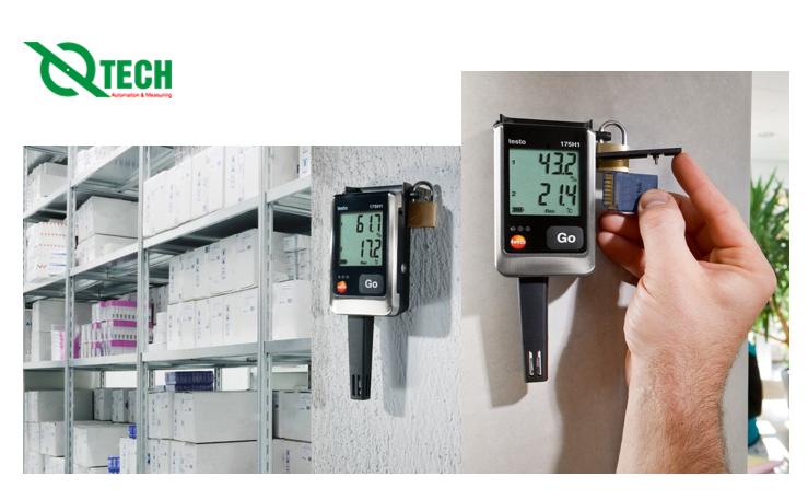 Thiết bị tự ghi nhiệt độ độ ẩm Testo 175-H1